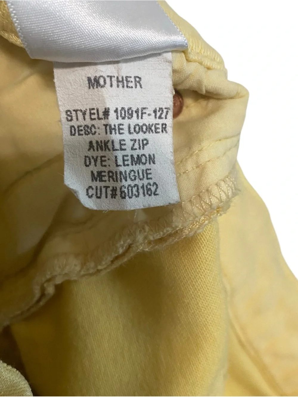 MOTHER | Jeans | Mother The Looker Ankle Zip Fleur De Love Printed ...